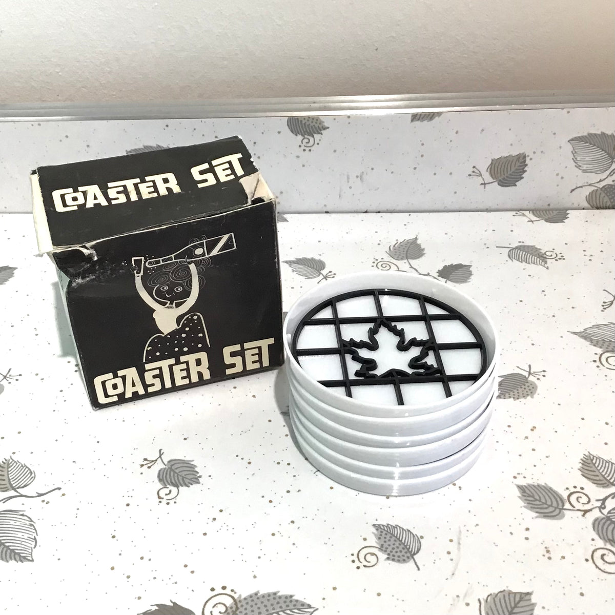 Vintage Plastic Coaster Set – ethel20th