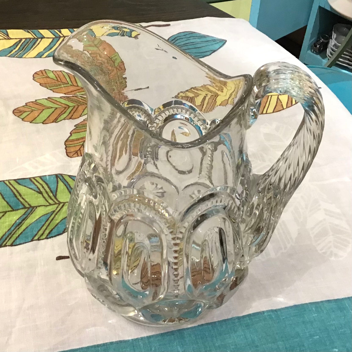 Vintage Pressed Glass Pitcher – ethel20th