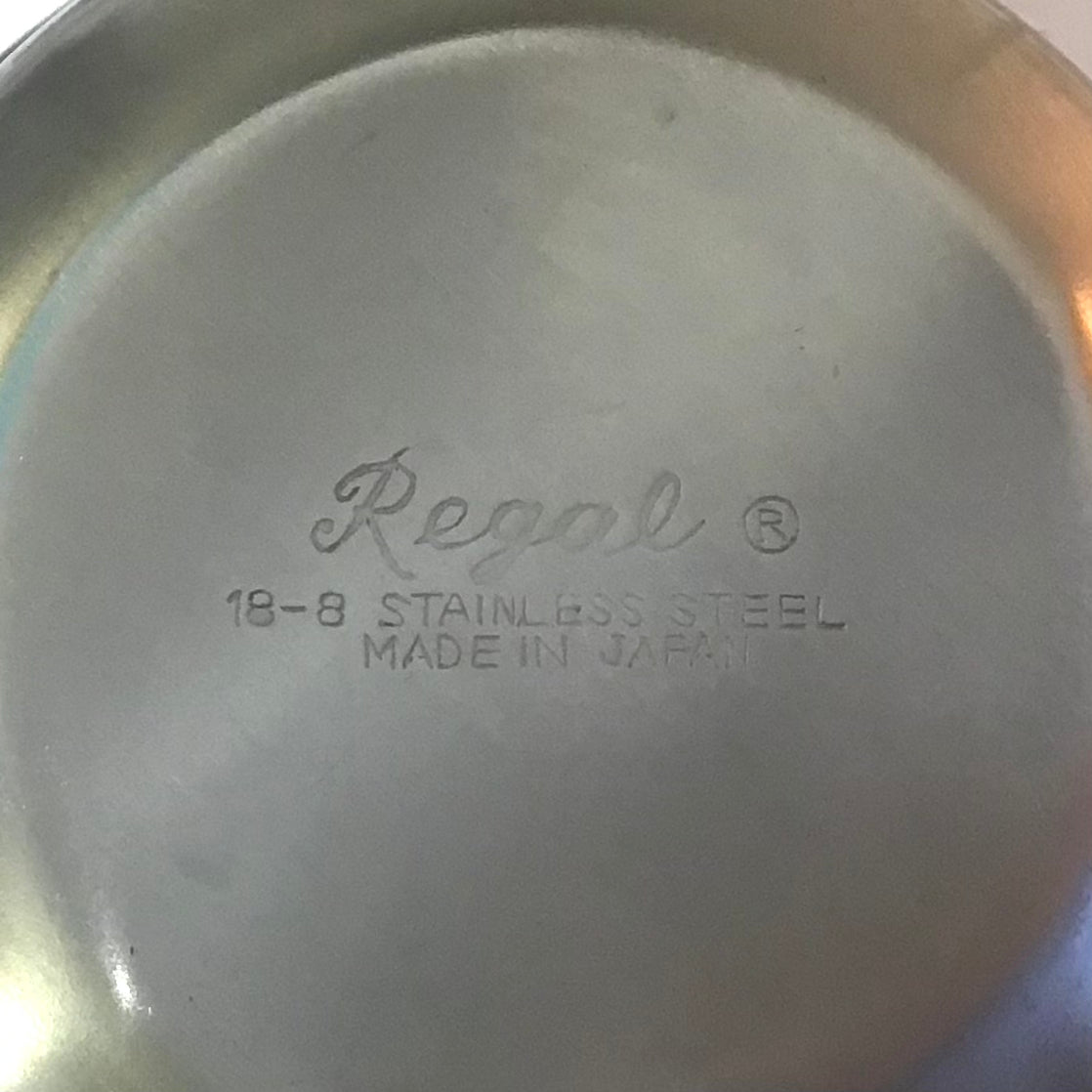 Vintage Stainless Steel Cream & Sugar Set – ethel20th