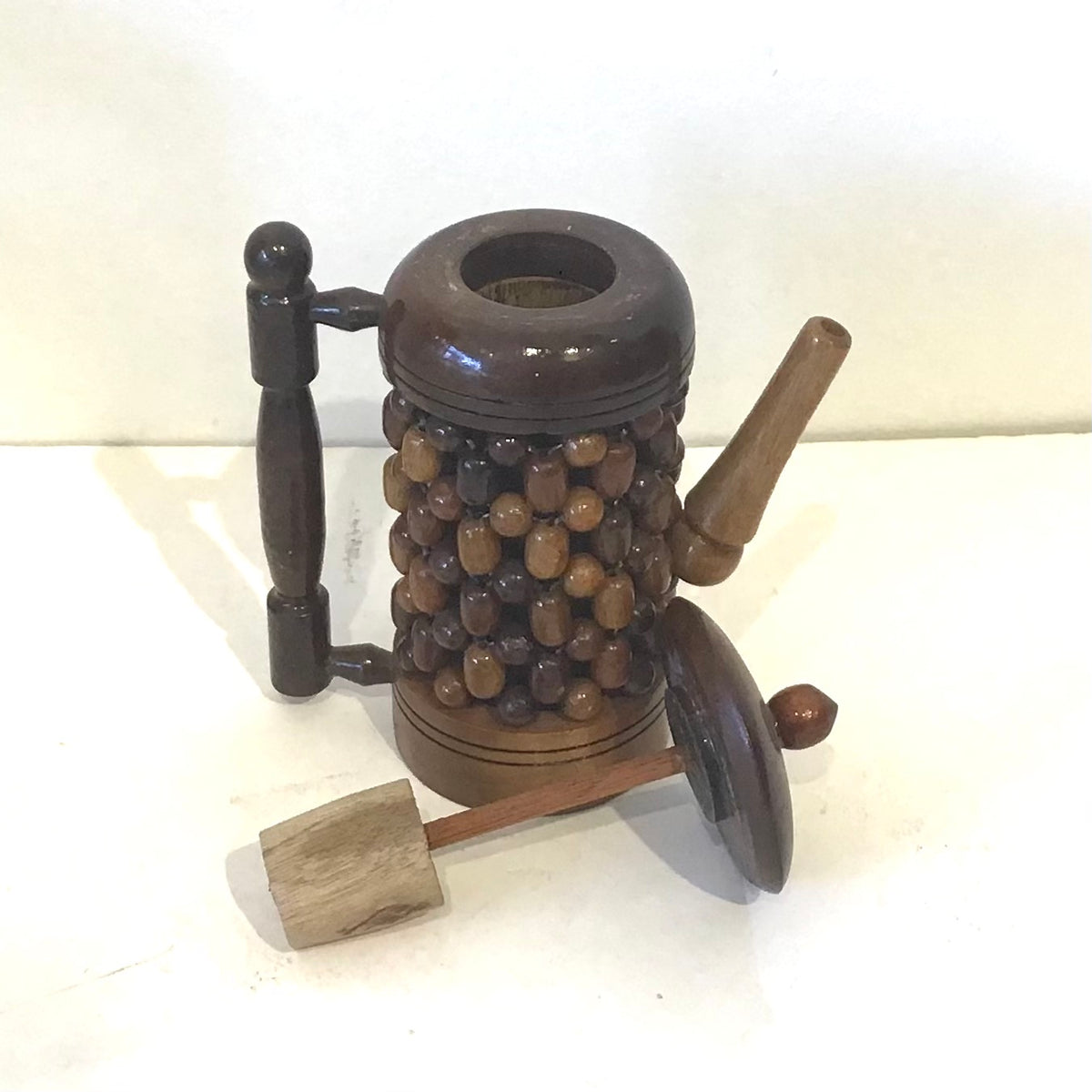 Vintage Wooden Souvenir Coffee Pot – ethel20th
