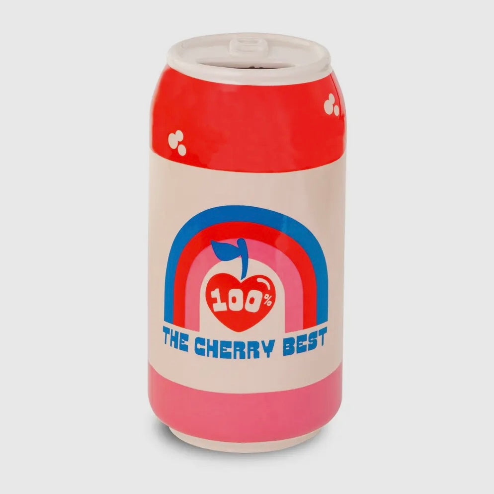 Ceramic Cherry Soda Can Vase – ethel20th