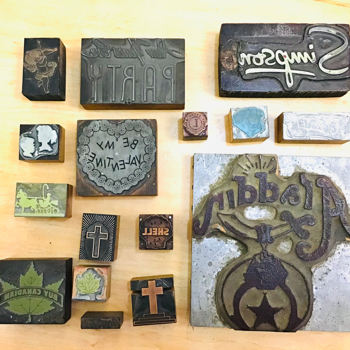 Vintage Printers Blocks – ethel20th